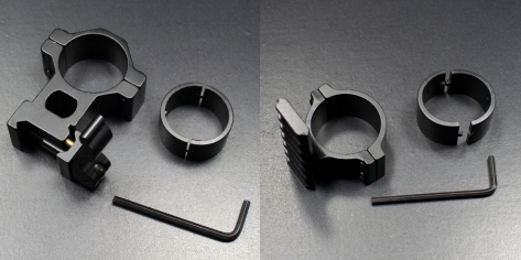 Maxtoch Torch Mount - Torch to Scope Mount - 2 piece quick release ...